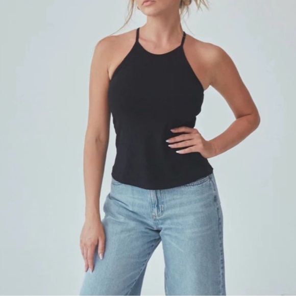 Tops | Klassy Network Tank With Build In Bra Xs Nwt | Poshmark